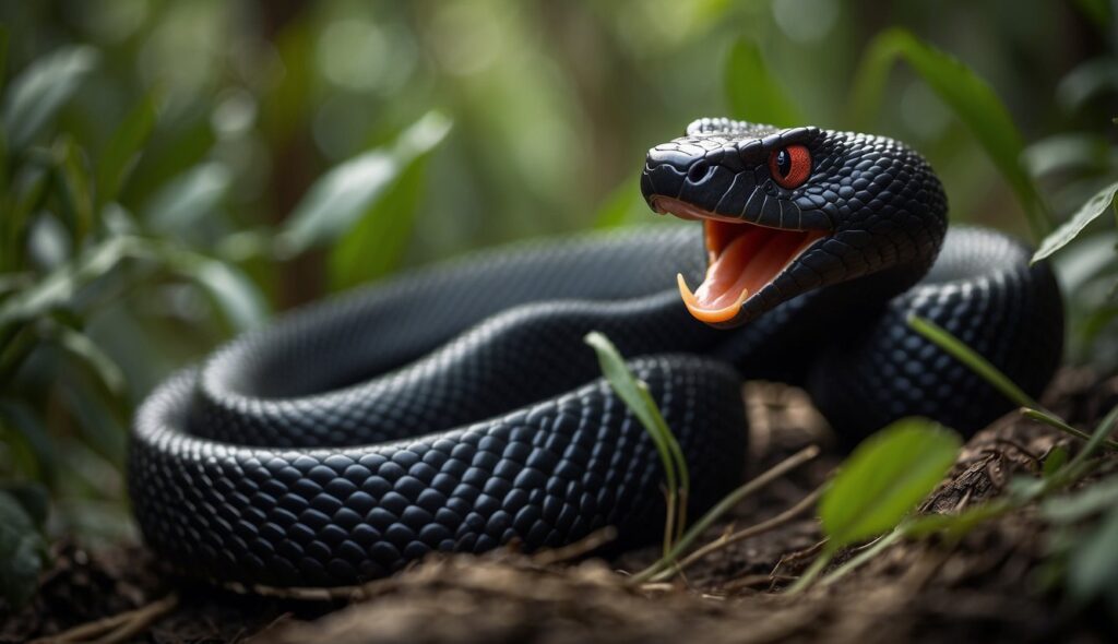 Cobra Negra De Barriga Vermelha: Características E Habitat - Clube Cobra